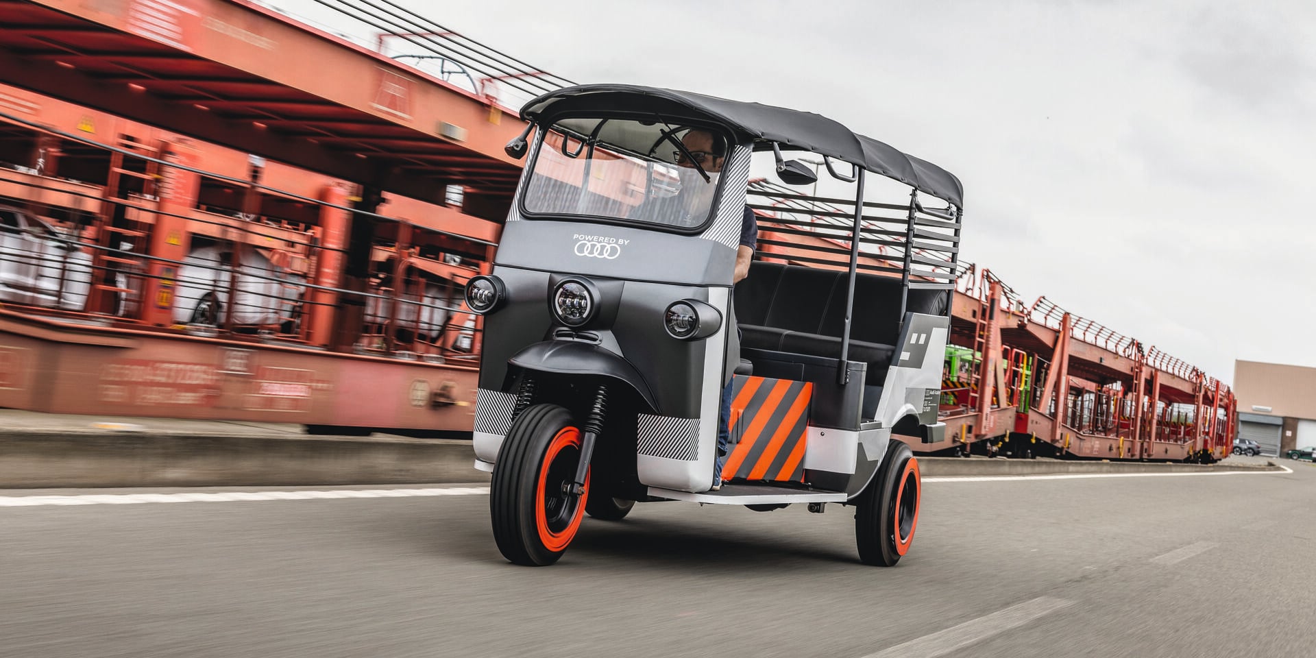 Unterwegs mit Audis Elektro-Rikscha | auto-illustrierte - Das Schweizer ...